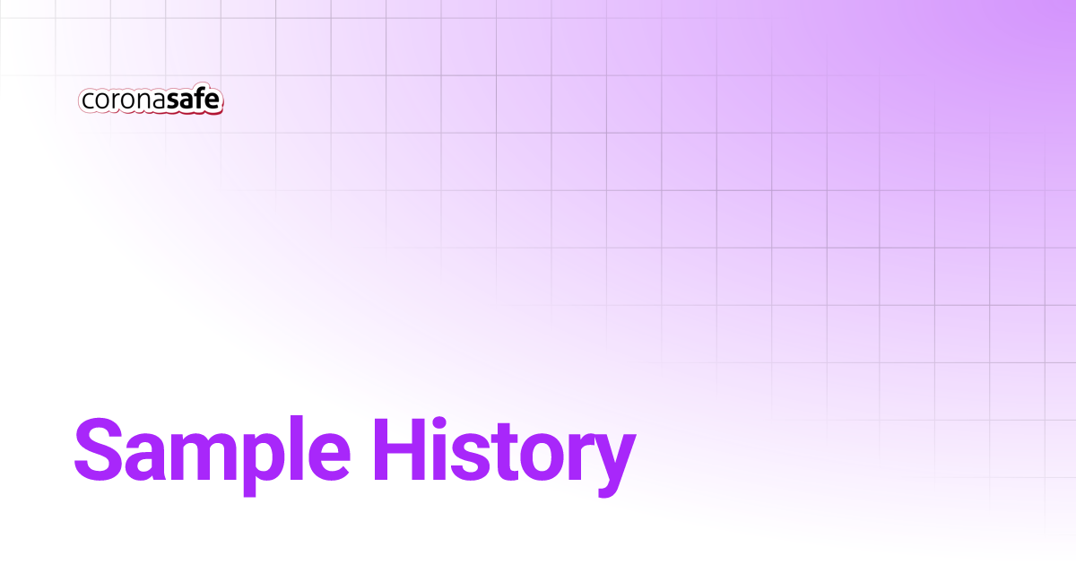 Sample History | Care | Design Document